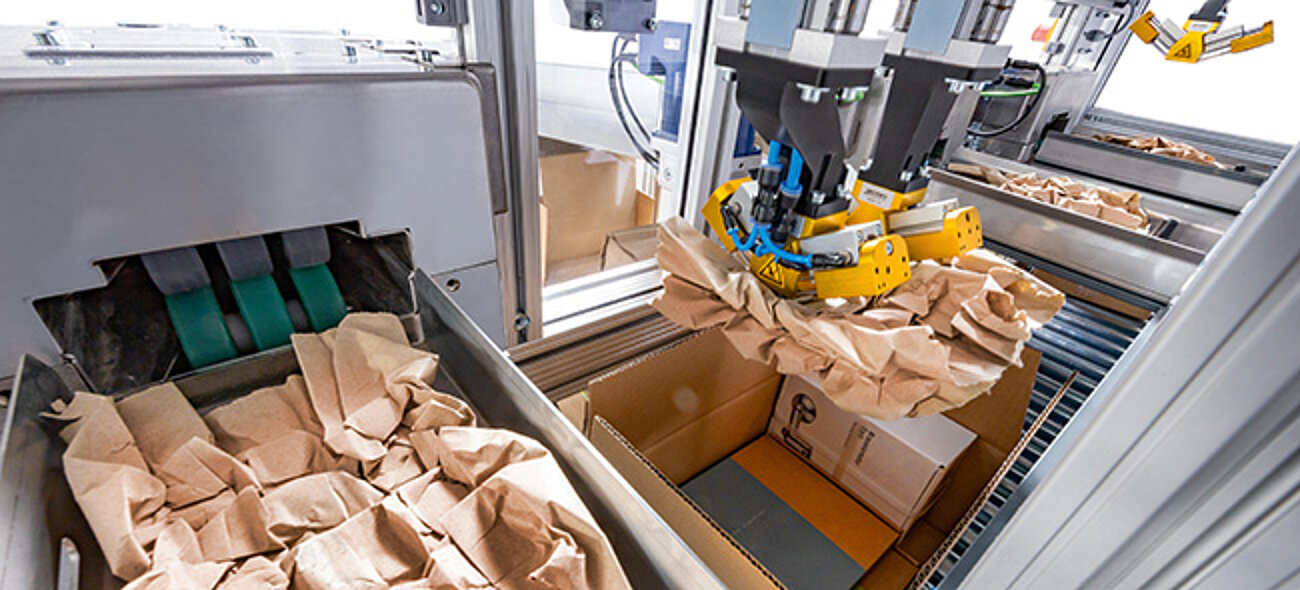 PAPERplus® Track - Schnelle und kompakte Papierpolster